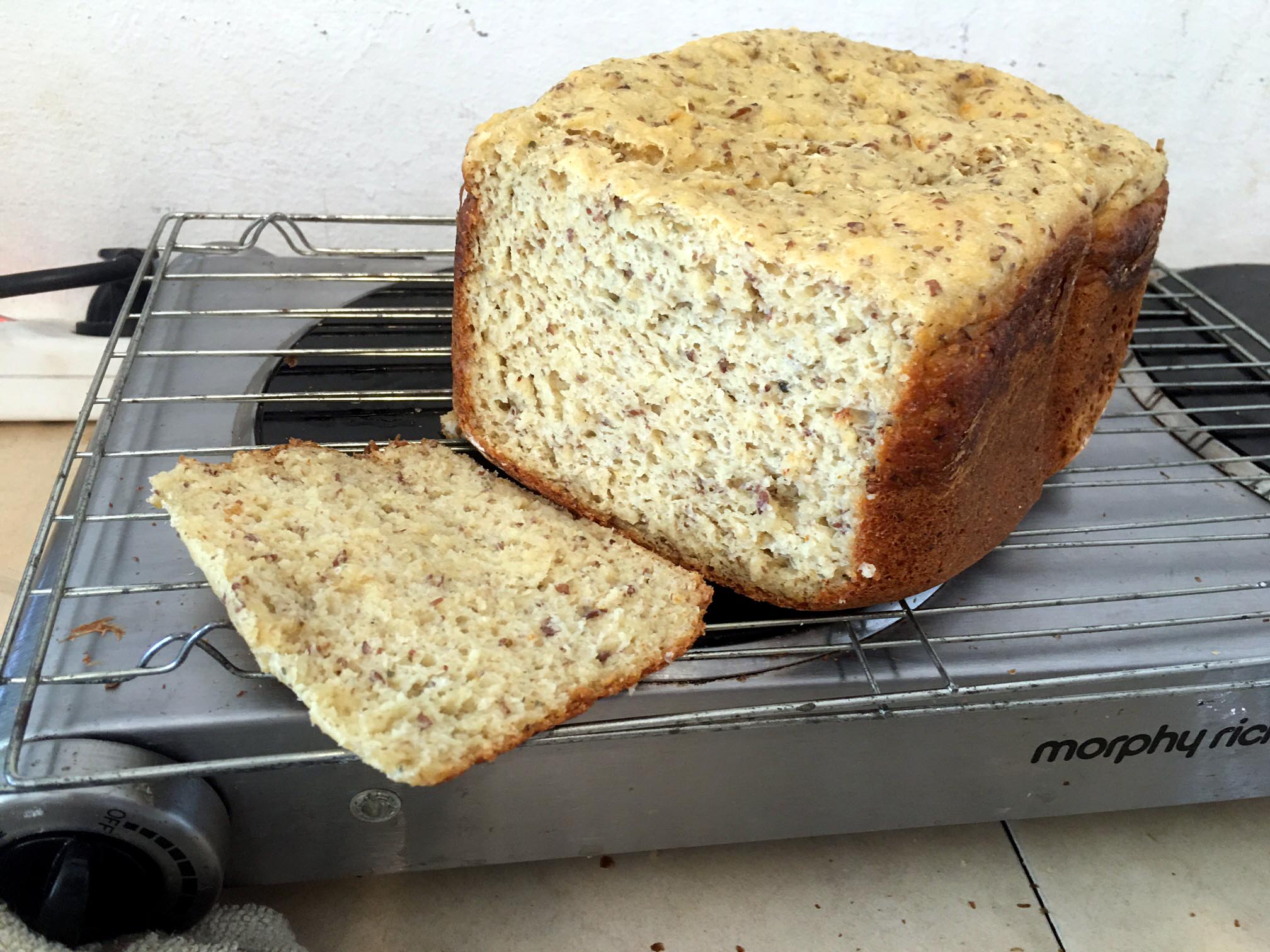 Gluten-Free Flax Fiber Bread Recipe - The Kitchen Wizard